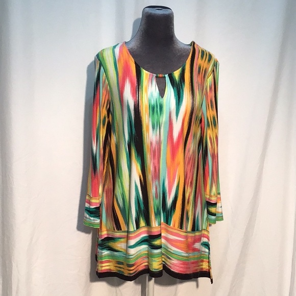Ruby Rd. | Tops | Vintage Ruby Rd Colorful Tunic Size Mp | Poshmark